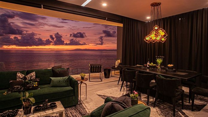 CRATE Interiors Unveils a Luxe All-Black Beachfront Residence ...