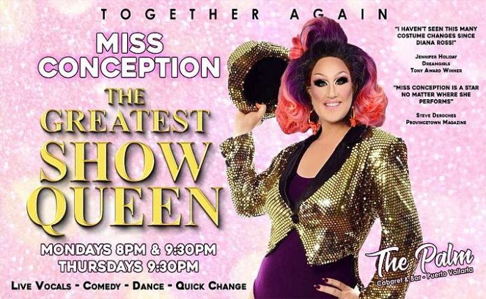 Miss Conception ‘The Greatest Show Queen’ at The Palm | Banderas News