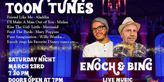 Enoch & Bing in ‘Toon Tunes’ – A Night of Disney Classics! | Banderas News